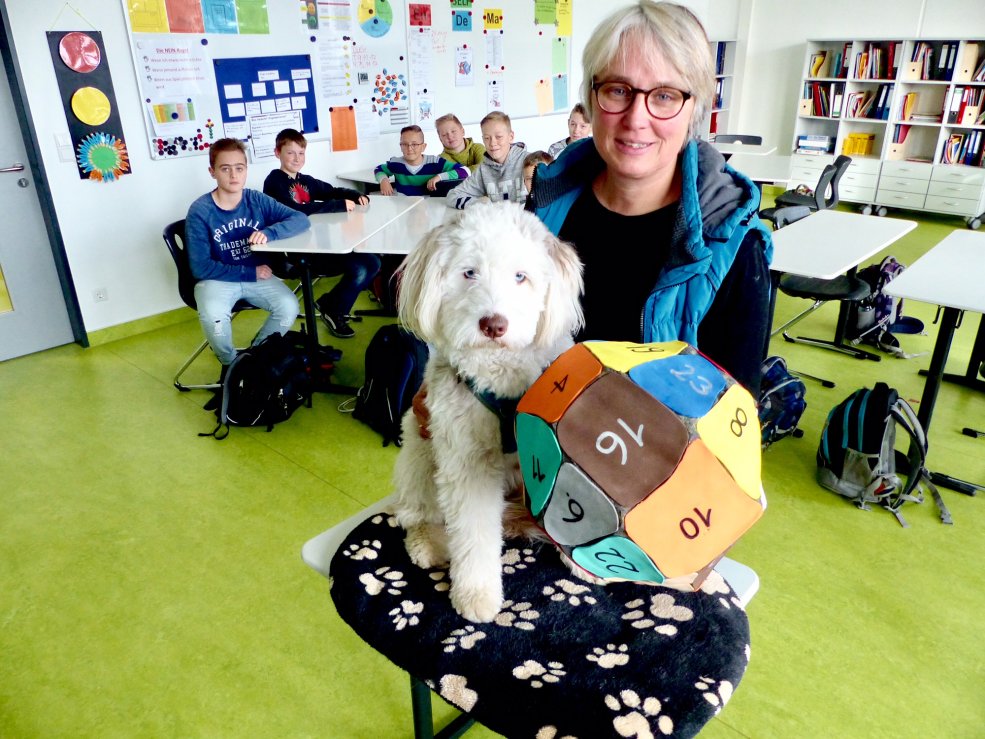 Frau Martin mit Laska